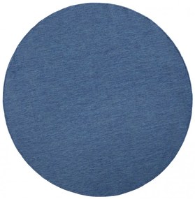 Hans Home | Kusový koberec Twin-Wendeteppiche 103100 blau creme kruh, béžová - 140x140 (průměr) kruh