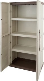 Plastová skříň S Line, vysoká, 700 x 390 x 1650 mm