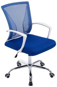 Kancelářská židle Tracy, podnož chrom - Modrá