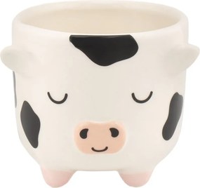 Keramický obal na květináč ø 7,5 cm Cow – Sass &amp; Belle