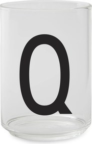 Skleněný pohár AJ písmeno Q