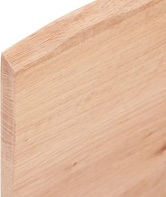 Koupelnová deska světle hnědá 80 x 40 x 2 cm ošetřený masiv 3156116