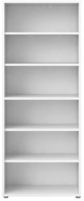 Bílá modulární knihovna 89x222 cm Prima – Tvilum