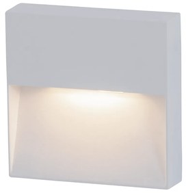 Zambelis E241-W nástěnné venkovní LED svítidlo bílé, 6W, 3000K, 15cm