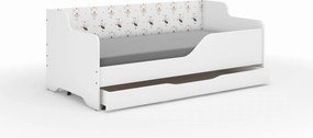 Wooden Toys Dětská postel LILU 160x80 MYSZKA SAFARI – opěradlo