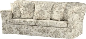 Potah na pohovku IKEA Tomelilla rozkládací barva hnědá látka vzorované