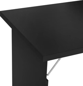 HOMCOM Nástěnný skládací stůl Skládací stůl Počítačový stůl s tabulí 60x94,5x147cm | Aosom