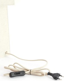 Krémová stolní lampa s textilním stínidlem (výška 50 cm) Musabo – Light &amp; Living