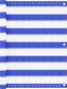 vidaXL Balkonová zástěna 75 x 400 cm HDPE [42316] Barva: Modro-bílá