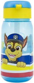 Plastová láhev na pití s brčkem a víčkem Tlapková patrola - Paw Patrol - 510 ml