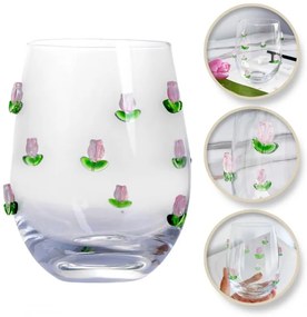 Flamenco Mystique Termoska na nápoje s tulipány 500 ml