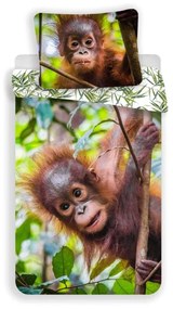 Povlečení Orangutan 02 Bavlna, 140/200, 70/90 cm