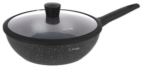 Pánev wok 28x8 cm s víkem Starke PK Sirius AER+