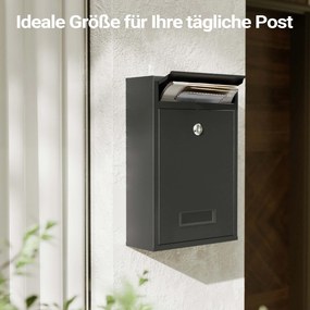 Poštovní schránka Wiltec – černá (60129)