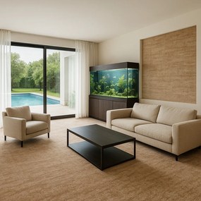 Associated Weavers, Metrážový koberec Tropical 33, na míru, šíře 4m,5m, béžová, filc, chodba / předsíň