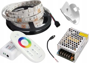 Set 5 m Led pásek 5050 Rgb Bílý P. Dotykový