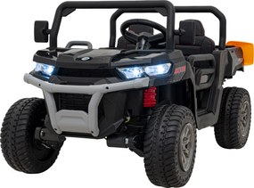 Ramiz Dětské auto Pick-Up Speed 900 černé + pohon 4x4 + pohyblivá korba