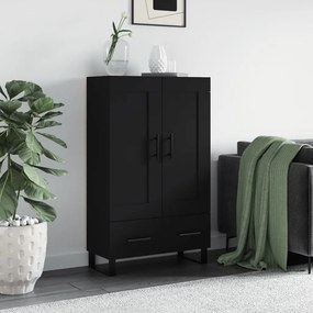 vidaXL Skříň highboard 69,5 x 31 x 115 cm kompozitní dřevo [830352] Barva: Černá