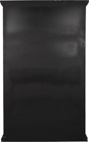 Černá antik dřevěná knihovna Christiane - 116*36*195 cm