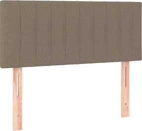 Box spring postel s matrací taupe 100 x 200 cm textil 3140197