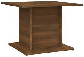 Konferenční stolek hnědý dub 55,5 x 55,5 x 40 cm dřevotříska - Default Title