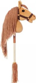 Hoppihorse A3 Chestnut hnědá / Kůň na klacku / hobby horse