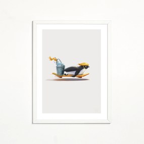 Lucie Talaber | Expresní donáška ledu Rám: Černý, Velikost: 60 x 40 cm