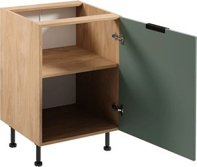 SORENTO pg | dolní skříňka D60 s dvířky | 60 cm | PRAVÁ | puccini/zelená