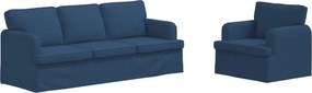 Set pohovek 2 ks Modrá textil 3407610