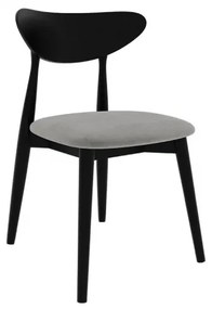 Jídelní židle ST80, Barva: černá, Potah: Magic Velvet 2217 Mirjan24 5903211142161