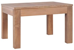 Konferenční stolek masivní teak přírodní povrch 60 x 60 x 40 cm,  246956