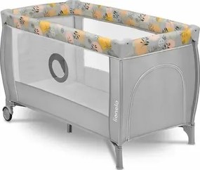 LIONELO Postýlka cestovní Stefi Plus Pink Yellow / od narození