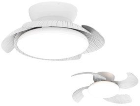 Mantra 8233 Aloha, rozvinovací ventilátor se svítidlem a dálk. ovladačem, LED 45W 2700-5000K, bílá, průměr 52/90cm