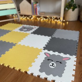 Vylen Minideckfloor podlaha 12 dílů - beránek a lama 230197