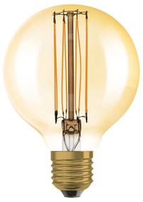Kulová LED stmívatelná žárovka E27 8,8 W VINTAGE, teplá bílá