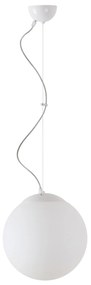 Osmont 42452 Adria L2-B, závěsné svítidlo, 1x100W, opálové sklo, bílá montura, prům.30cm