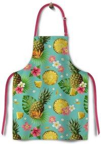 Kuchyňská zástěra 65x75 Sweet Pineapple mint Domarex