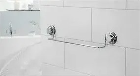 Compactor Bestlock Věšák na ručníky s přísavkami chromová / bez vrtání