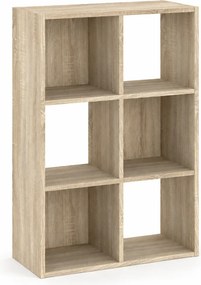 Regál Sinde 2x3, dub sonoma