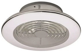 Mantra 7494 Alisio Mini, stropní svítidlo s ventilátorem a dálkovým ovladačem, LED 70W 2700K-5000K, ventilátor 30W, stříbrná