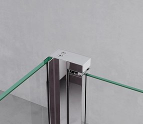 design sprchový kout WALK-IN box BREMEN - Chrome SIDE 50-160cm