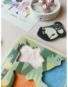 Vilac Senzorické vkládací puzzle Jungle