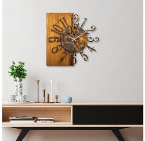 Asir Nástěnné hodiny 58x58 cm 1xAA dřevo/kov 891TNL3291