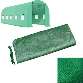 Hydrosan Náhradní fólie PTF 07G, 6x3 m, na zahradní fóliovník, zelená, dvojité dveře
