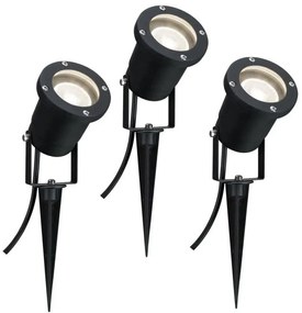 Paulmann 98897 - SADA 3xLED GU10/3,5W IP65 Venkovní lampa 230V