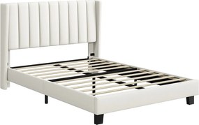 Postel Yaheetech – světle šedá, 140 × 200 cm (266854448054)