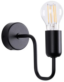 Sollux Lighting Nástěnné svítidlo VECTOR Černá