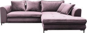 XXXLutz ROHOVÁ SEDAČKA, textil, bobulová Livetastic - Sedací soupravy - 001574004311