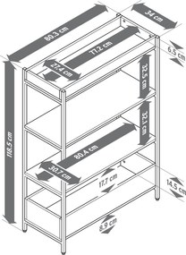 Tchibo - Konzolová skříňka - barva: béžová