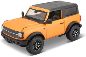Maisto ford bronco 2021 1:24 oranžová metalíza